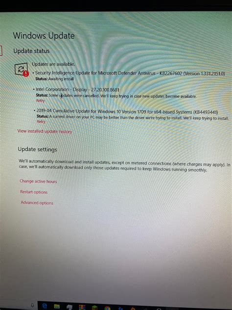 Windows Wont Update Rwindows
