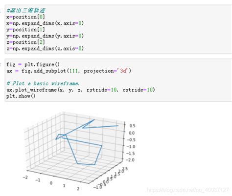 python增加数组维度与用matplotlib画三维轨迹图 python matplotlib 三维轨迹展示 csdn博客