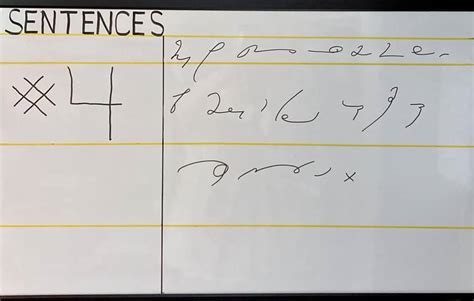 sentence examples from lesson 8 the shorthand professor