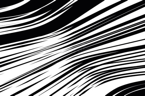 Abstract Pattern Texture With Wavy Curves Lines Optical Art Background Wave Design Black And
