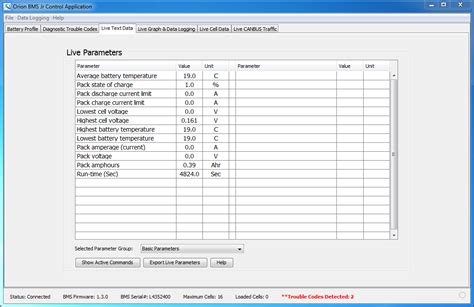live text data