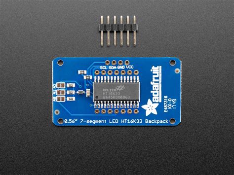 Adafruit 7 Segment Led Matrix Backpack The Pi Hut