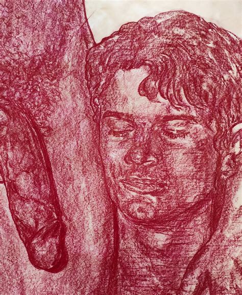 Original Draw Viva Colombia Erotic Sex Handmade Drawing Portrait Of