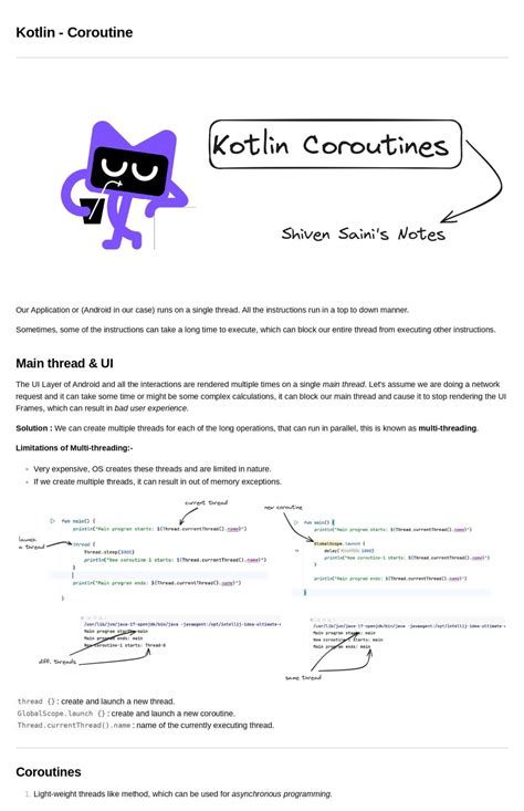 Shiven Saini On Linkedin Android Kotlin Coroutines Asynchronous