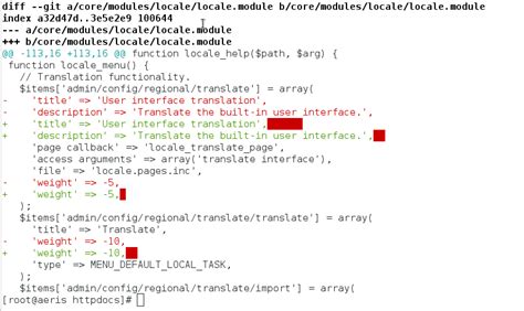 Git Diff What Is The Meaning Of These Red Bars In Git File Difference