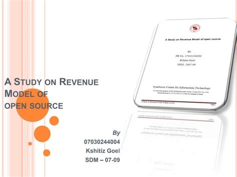 open source revenue model ppt