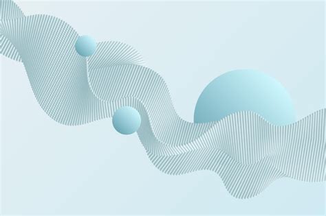 premium vector abstract flowing dots array of dynamic 3d particles on