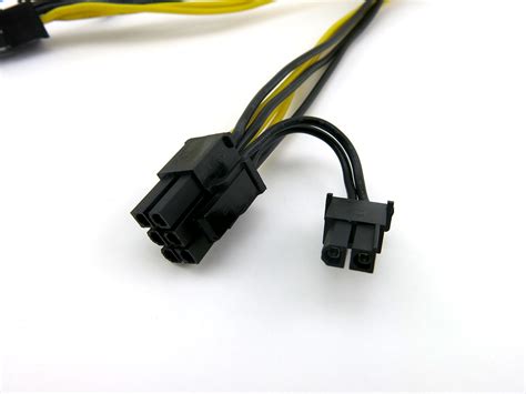 AWG PCI E Pin To Dual Pin Y Splitter Extension Cable X Pin Cable In Each Side