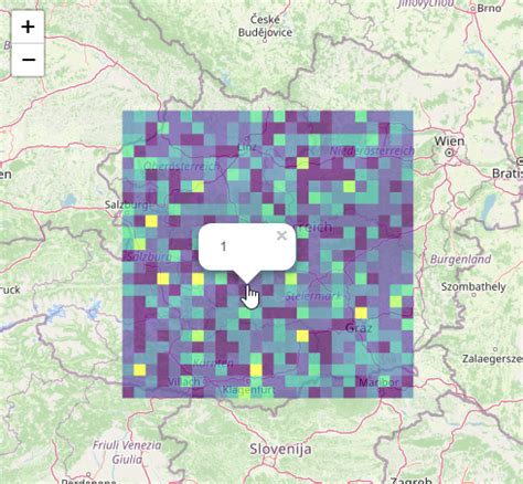 R Leaflet Group Point Data Into Cells To Summarise Many Data Points Stack Overflow