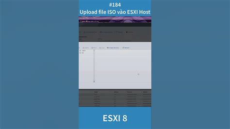 How To Upload Iso File To Esxi Host Shorts Youtube