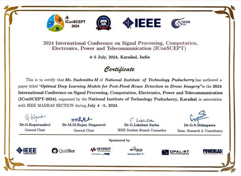 Sushmitha M On Linkedin Excited To Share That We Presented Our Project Titled Optimal Deep