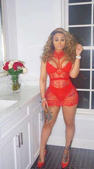 Blac Chyna Poses In Lacy Red Lingerie As She Prepares For Huge Legal Battle With The Kardashians