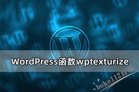 wordpress函数wptexturize的介绍及用法示例，字符串替换为html实体 boke112百科