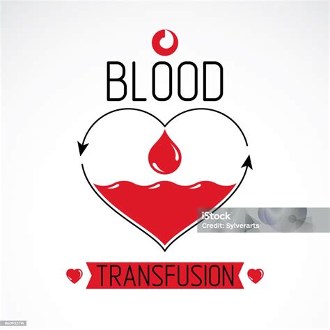 헌 혈 및 수혈 개념 벡터 화살표와 혈액 방울 레드 심장 모양으로 만든 기호 혈액학 테마 치료 디자인 엠 블 럼입니다 개념과 주제에 대한 스톡 벡터 아트 및 기타 이미지