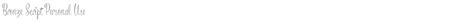 bronze script font download free