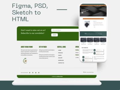 Figma PSD Sketch To HTML CSS And Bootstrap Upwork