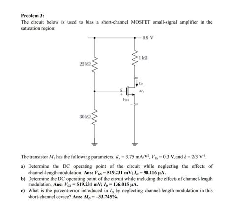 [solved] The Circuit Below Is Used To Bias