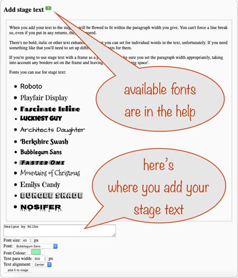 adding text niftytoolz