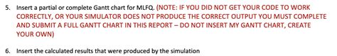 Solved 1 FCFS Non Preemptive 2 MLFQ Multilevel Feedback Chegg Com