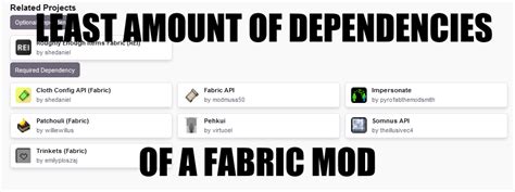 Because The Fabric API Is Intentionally Kept Small And Focused Third Party APIs Exist To Fill