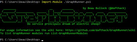 GraphRunner Ps1 Dafthack GraphRunner Wiki GitHub