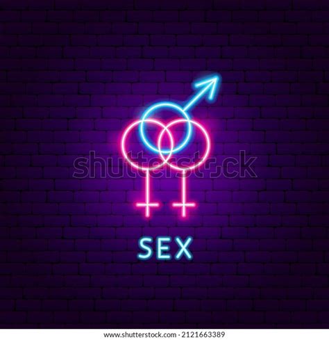 Sex Bisexual Neon Label Vector Illustration Stock Vector Royalty Free Shutterstock