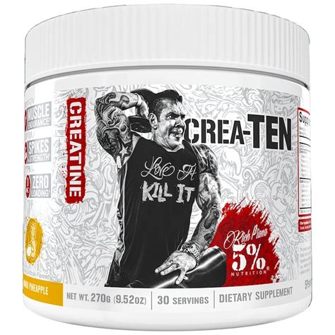 Supliment Alimentar Rich Piana 5 Nutrition Crea Ten 10 Tipuri Creatina