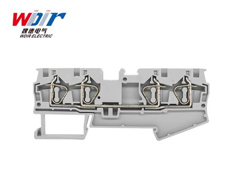 DIN Rail Mounted Terminal Block Spring Terminal Block Mm Way