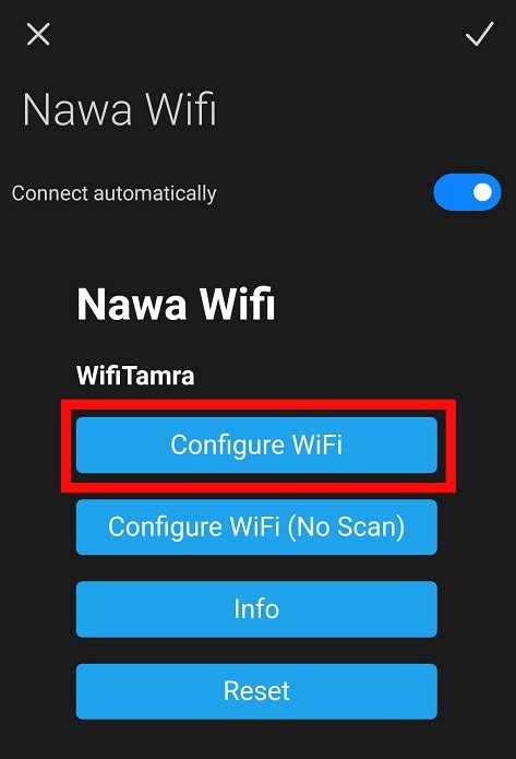 Setup Or Change Wifi Credentials Tamra IoT
