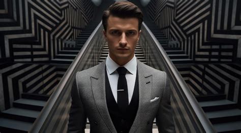 Premium Ai Image A Man In A Suit And Tie