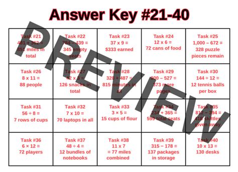 Single Step Math Word Problem Task Cards All Operations 1 Step Story