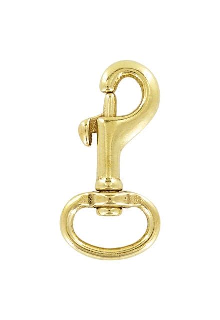 Solid Brass Bolt Swivel Snap Brass Matte Black Hand And Sew Leather