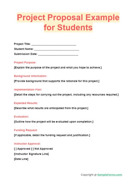 Project Proposal Sles Free Pdf Infoupdate Org