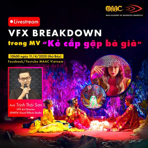ArtStation - MAAC Streaming #3 : VFX Breakdown trong MV “Kẻ cắp gặp bà già”