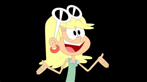 Leni Loud Is Smiling And Shruging By Bobbyking3116 On Deviantart