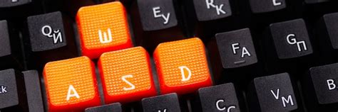 Premium Photo Orange Arrow Keys On A Black Keyboard Up Down Left Right Buttons On A Gaming