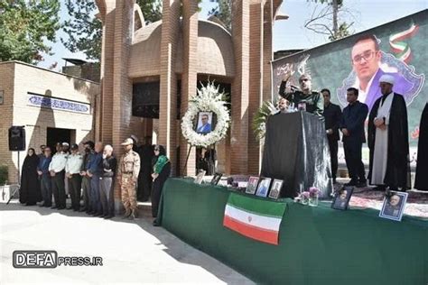 پیکر شهید حامد شیخی یگانه در سلسله تشییع و تدفین شد