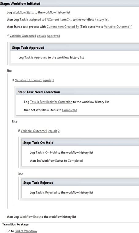 How To Create Custom Task Outcomes In Sharepoint 2013 Designer Workflow