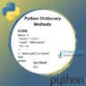 Python Dictionary Methods Get Keys Values Items Etc