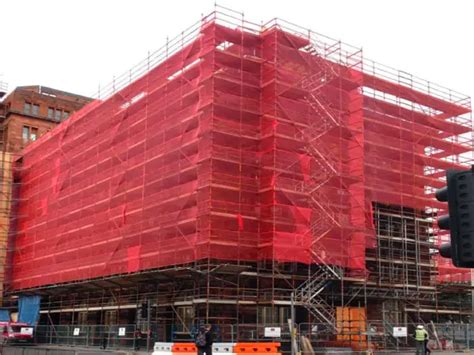 Scaffold Debris Netting For Construction Safety INSONSHADE