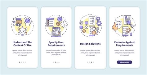 Premium Vector Perform Cms Data Migration Onboarding Mobile App Screen