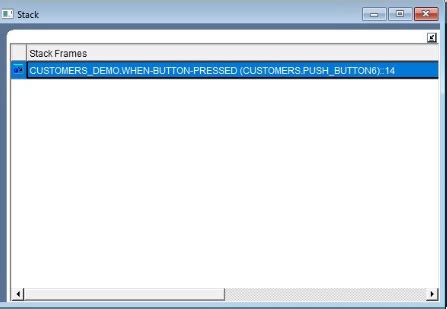 Running And Debugging Oracle Forms C