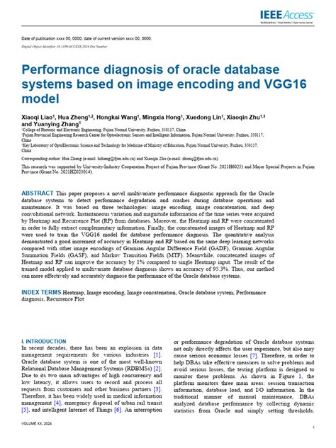 Performance Diagnosis Of Oracle Database Systems B Pdf Sensitivity And Specificity Applied