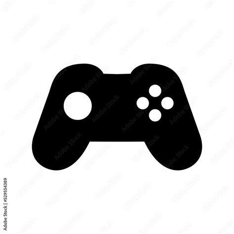 Gamepad Icon In Black Color Stock Illustration Adobe Stock