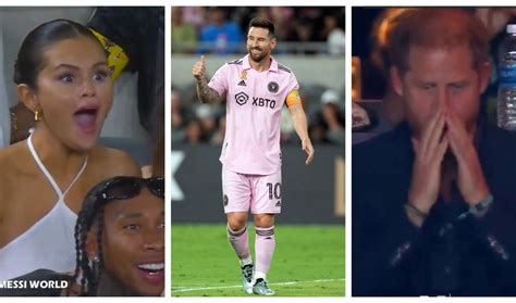 The Surprising Reactions of Prince Harry, Selena Gomez, and Other Celebrities at Lionel Messi's ...
