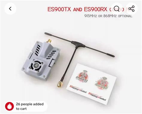 Elrs передатчик Happymodel Expresslrs Module Es900tx 1 500 грн Аксесуари для квадрокоптерів
