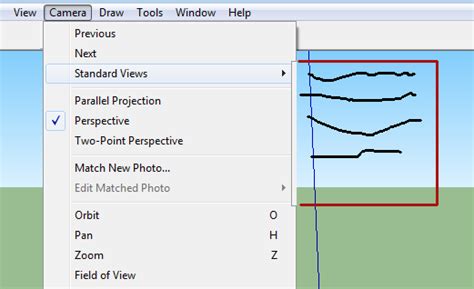Submenus Hidden In Top Menu Bar Screenshot Sketchup Sketchup