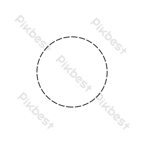 점선 된 벡터 원 일러스트 Png Psd 무료 다운로드 Pikbest