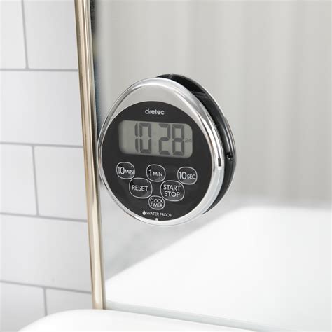 드레텍 디지털 욕실시계 화장실시계 위시버킷