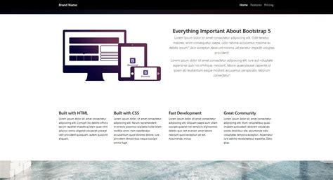 github app generator sample bootstrap landing page bootstrap 5